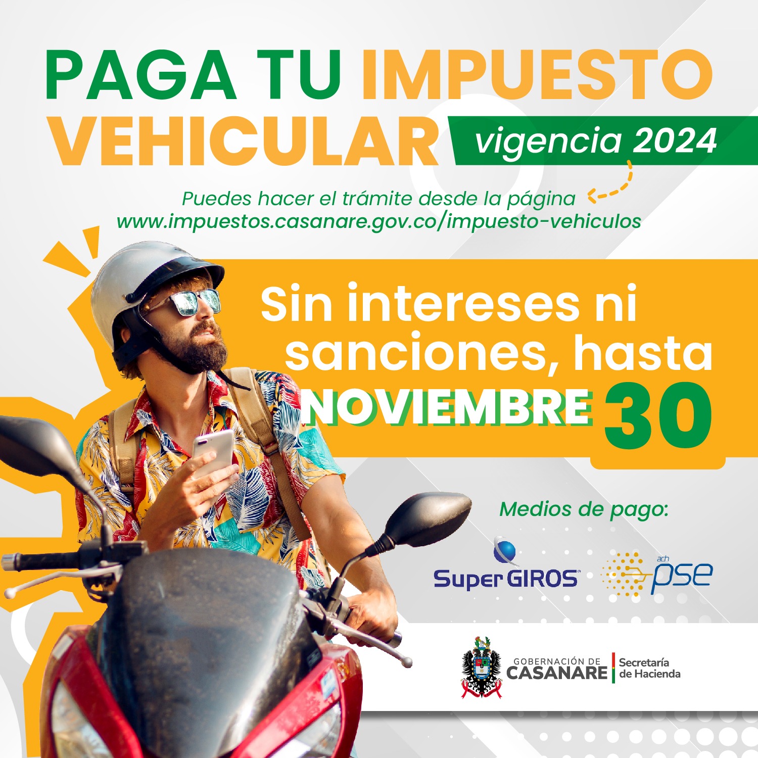 Si tiene carro o moto matriculado en Casanare, es el momento para pagar el impuesto sin ...